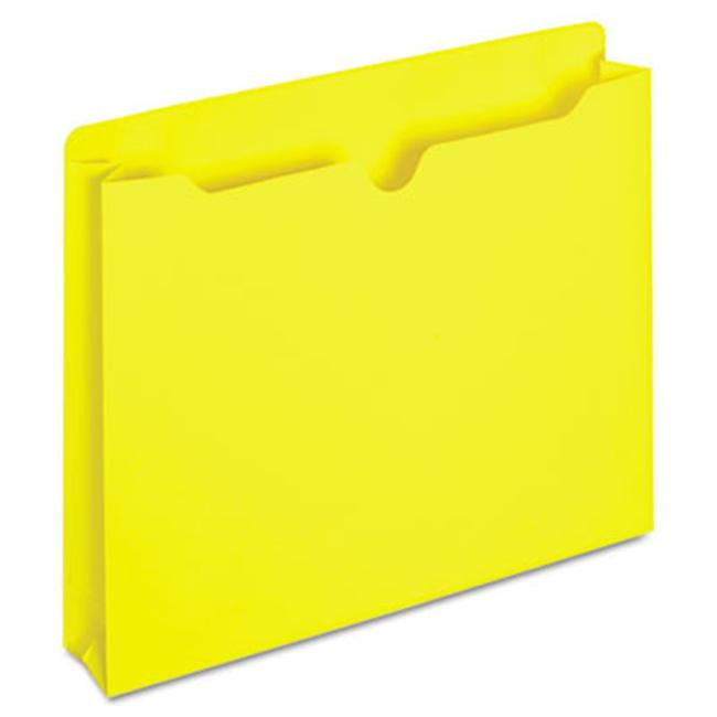 Globe-Weis B3043DTYEL File Jacket Two Inch Expansion Letter Yellow 50 ...