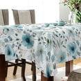60x120in Square Printed Tablecloth Easy-Care Decorative Table Cloth for ...