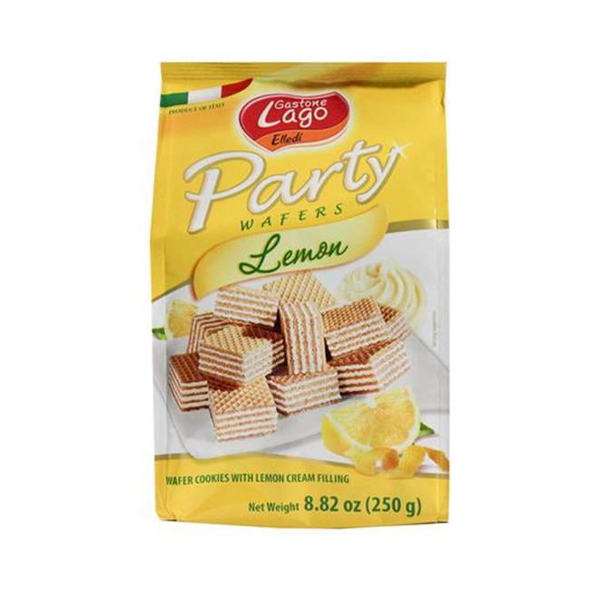 Gastone Lago Party Wafers Lemon Cookie, 8.82 oz - Pack of 10 - Walmart.com