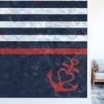 Anchor Navy Blue Privacy Window Film, Decorative Stained Glass Window ...