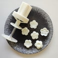 CEORPER Mini Flower Moon Cake Mould Set Cake Model Printed with ...