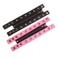 Black Adjustable Punk Cuffs Reinforced Chain Link For Men And Women ...