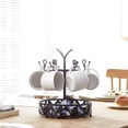 Coffee Mug Holder, Mug Tree Countertop, Rotatable Mug Holder Stand with ...