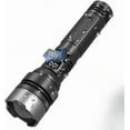 2-in-1 Strong Flashlight, Rechargeable LED Torch with Digital Power ...