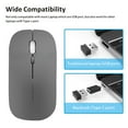 Uciefy Wireless Mouse Rechargeable Optical Mouse Slim Silent Mouse with ...