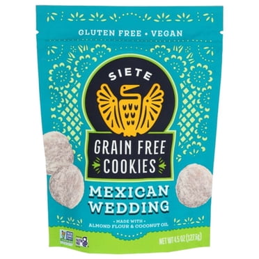 Siete Family Foods Gluten-Free Mexican Wedding Cookies with Cinnamon, 4 ...