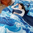 Castle Fairy Japanese Style Twin Bedding Sets,Ocean Waves Bedding ...