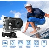 Dragon Touch 4K Action Camera 20MP Vision 3 Ultra HD Underwater 100FT ...
