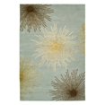 SAFAVIEH Soho Fiesta Celebration Wool Area Rug, Light Blue/Multi, 8' x ...