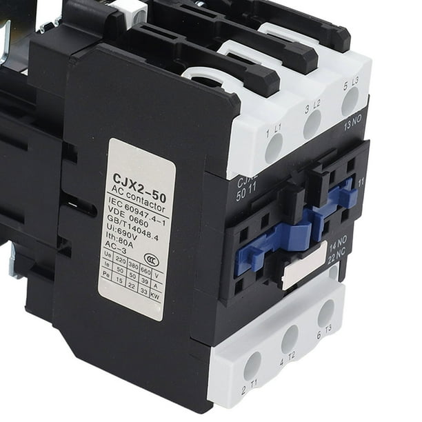 Rail Mount AC Contactor,AC Contactor 1NO 1NC AC Contactor A AC ...