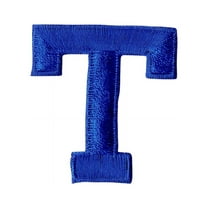 Alphabet Letter - R - Color Royal Blue - 2" Block Style - Iron On ...