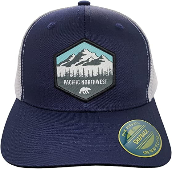 Pacific Northwest Trucker Hat w/mesh Backing and Pacific Northwest ...