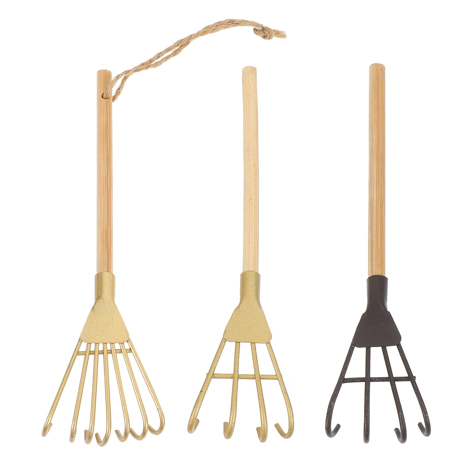 Garden Rake Mini Zen Rakes Gardening Tools Sand Tool Household Iron ...