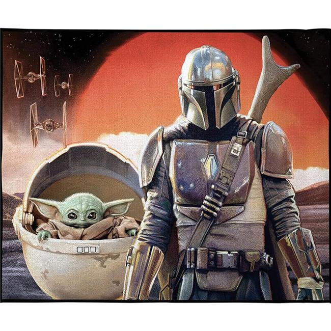 4 x 5 ft. the Mandalorian Where I Go He Goes Room Rug - Walmart.com