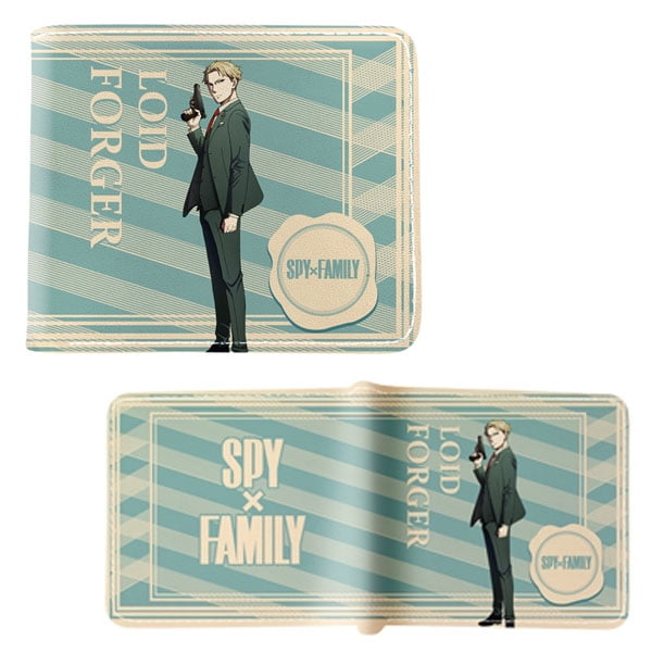 Loid Forger Style A - Spy x Family 4x5" Bi-Fold Wallet - Walmart.com