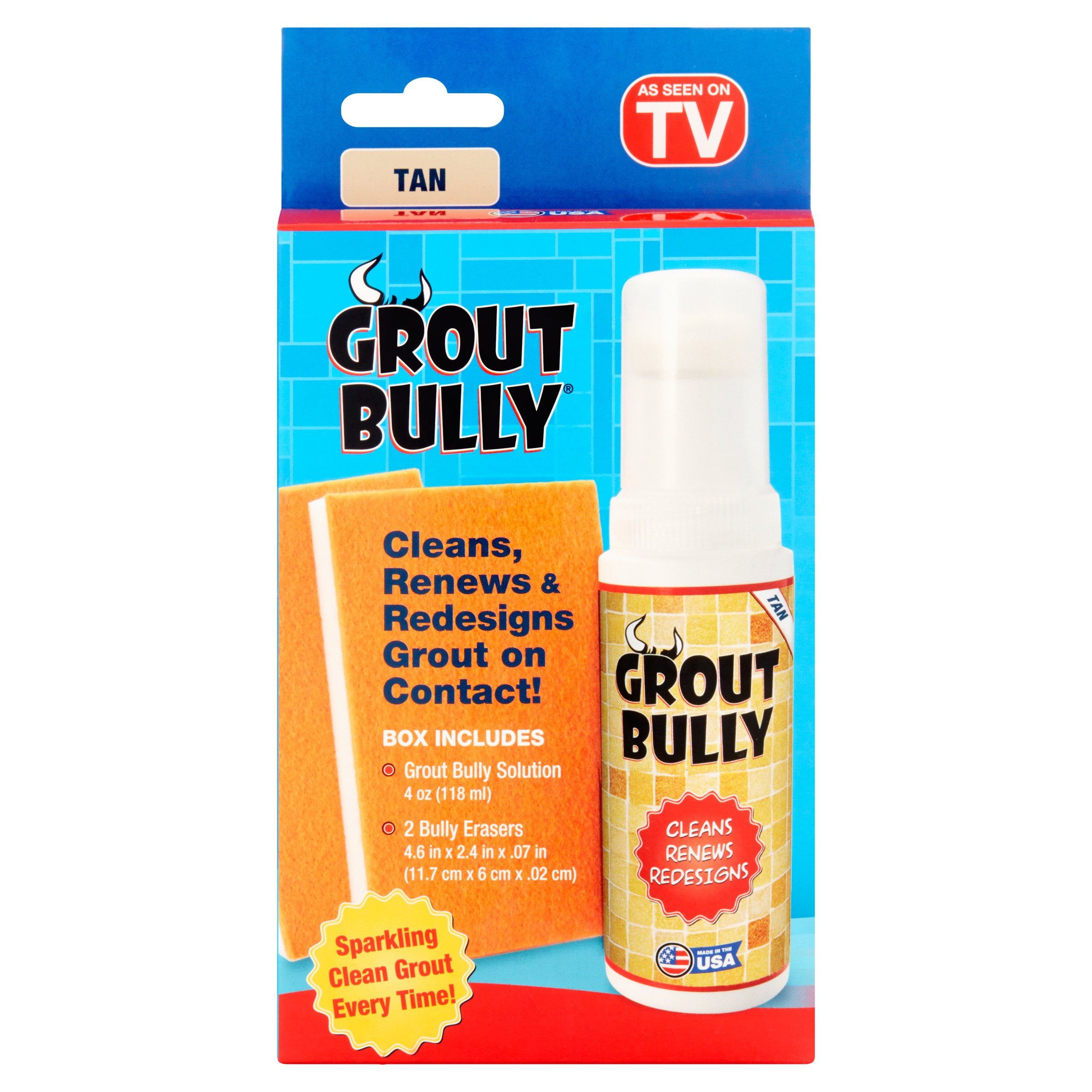 Grout Bully Tile Cleaner, Tan - Walmart.com
