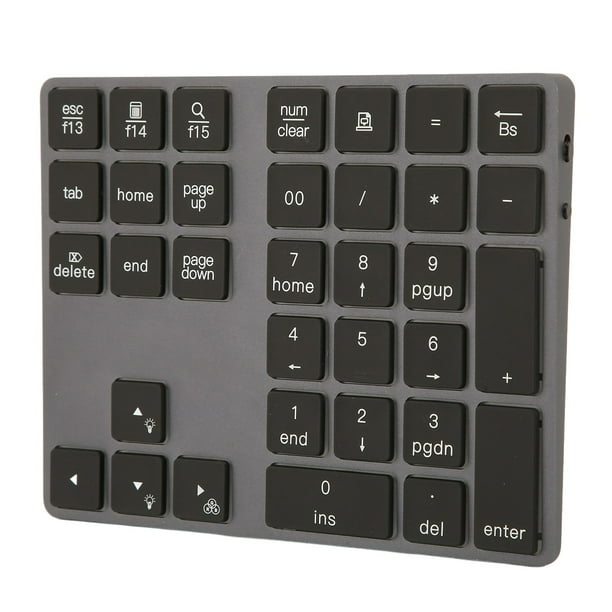 Numeric Keypad,Wireless Number Pad Mini Number Padfor Laptop Wireless ...