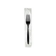 Dixie Grab’N Go Wrapped Cutlery, Forks, Black, 90/Box, 6 Box/Carton ...