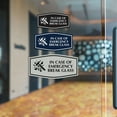 Signs ByLITA Fancy In Case of Emergency Break Glass Sign (Ivory/Dark ...