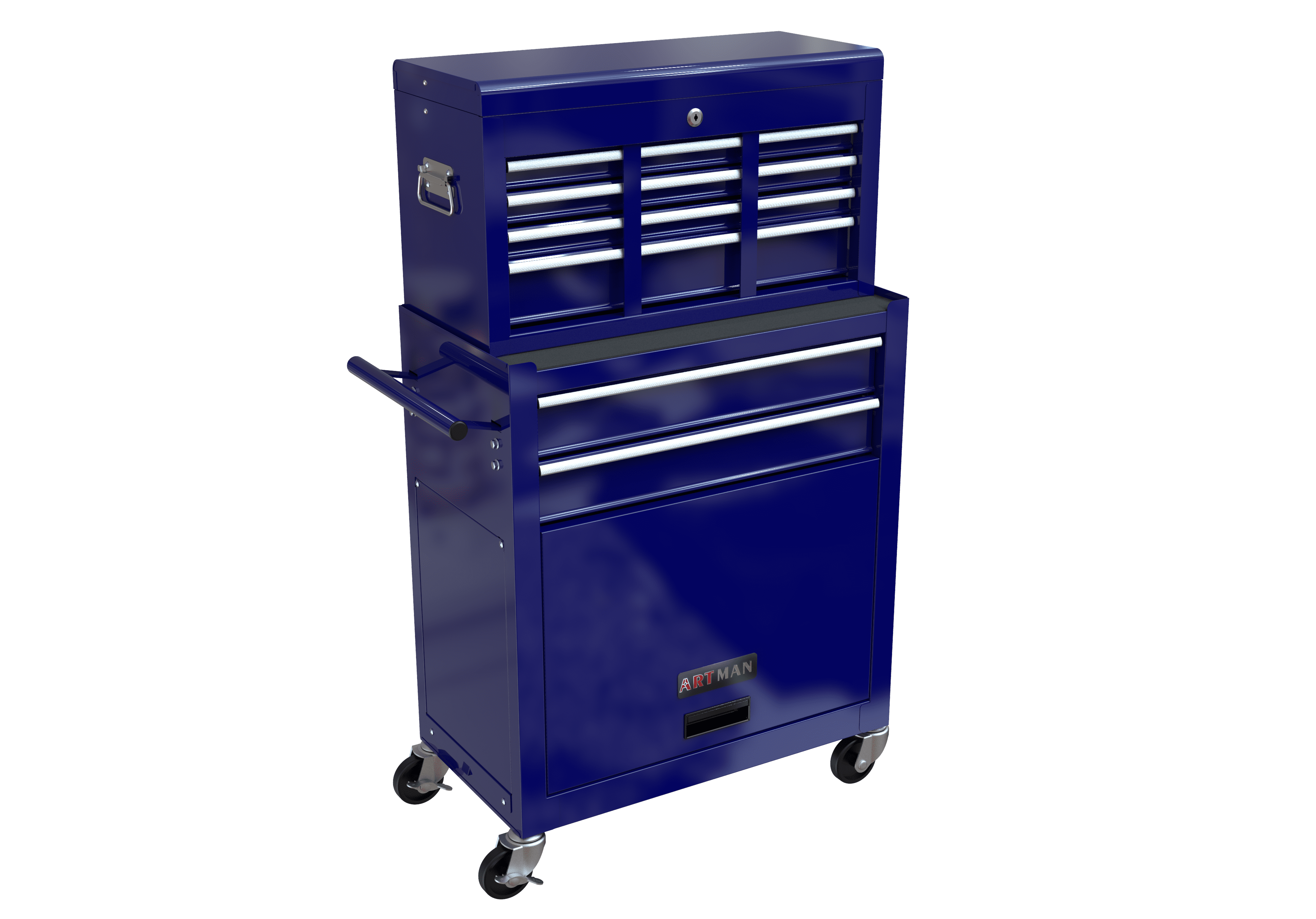 8-Drawers High Capacity Rolling Tool Chest with Wheels and Drawers ...