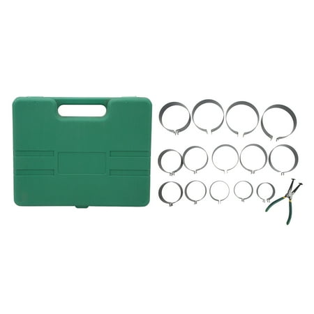 Piston Ring Compressor Set, 14 Band Tool Universal High Hardness Ring ...