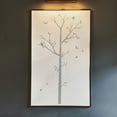 1Bag Birch Tree Wall Stencil Set 21.6 x 42.2 inches 5 Pieces with Paint ...