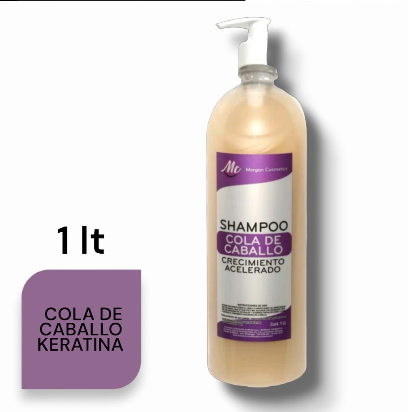 Shampoo de Cola de Caballo Morgan Cosmetics 1lt | Bodega Aurrera en línea