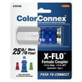 ColorConnex® X-Flo™ Coupler, Type C, 1/4" Body, 1/4" FNPT, Blue ...