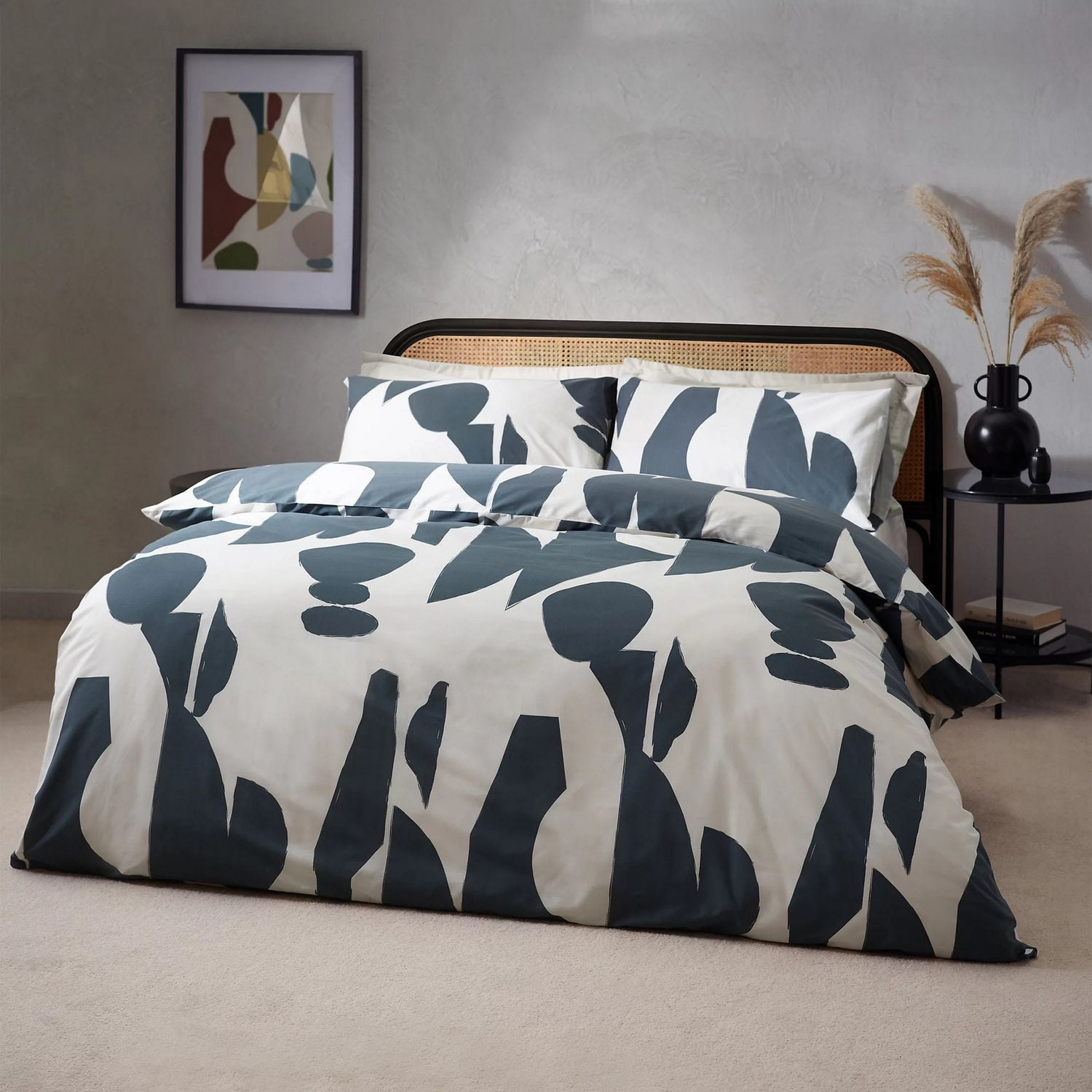 Click here for Hoem Meta Cotton Abstract Duvet Cover Set prices