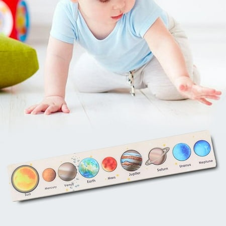 Montessori Solar System Puzzles Eight Planets Recognition Fine Motor D ...