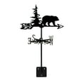DOLITY Metal Wind Vane Wind Direction Indicator Farm Outdoor Bear ...