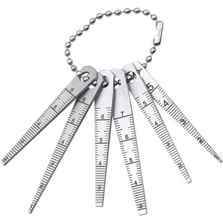 Blades Stainless Steel Cone Feeler Gauge Aperture Ruler Thickness ...