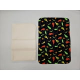 Hot Peppers Hand Towels (Set of 4) (Towel Color: Off White) - Walmart.com