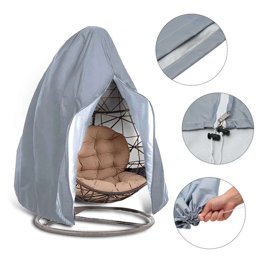 Pluokvzr Patio Hanging Chair Cover, Egg Swing Chair Covers Rattan ...