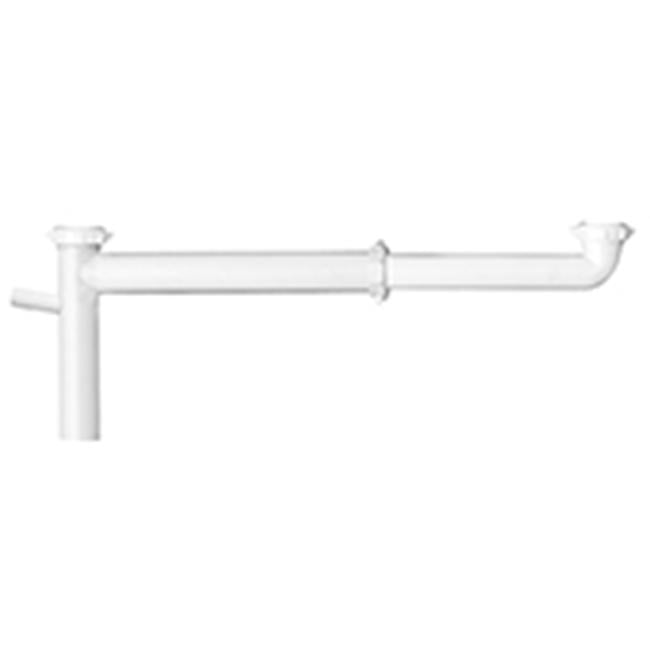Plumb Pak PP919W End Outlet Continuous Waste White 1-1/2 in. x 11 in ...