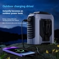 Yammee Wrist Clip Fan with LED Light Emergency Phone Power Charging ...
