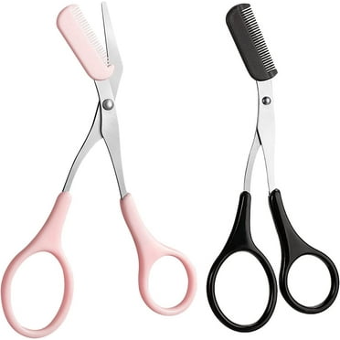 Brow Beauty Trimming Kit: Eyebrow Trimmer Scissors with Comb for Women ...