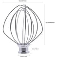 K45WW 6 Wire Whip Compatible with KitchenAid Tilt-Head Stand Mixer K45 ...