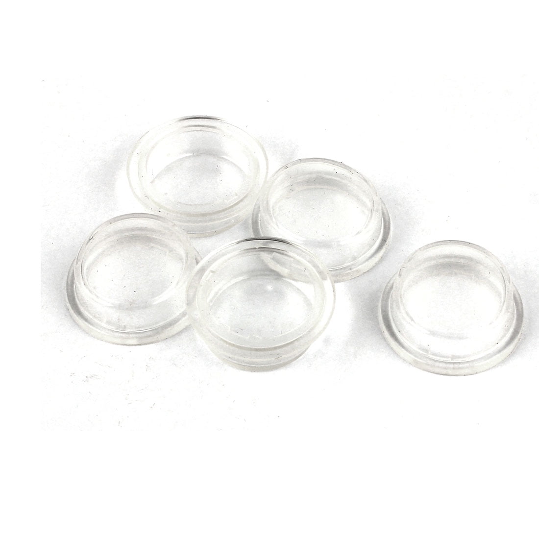 5 Pcs Clear Silicone Waterproof Rocker Switch Protect Cover Round Caps ...