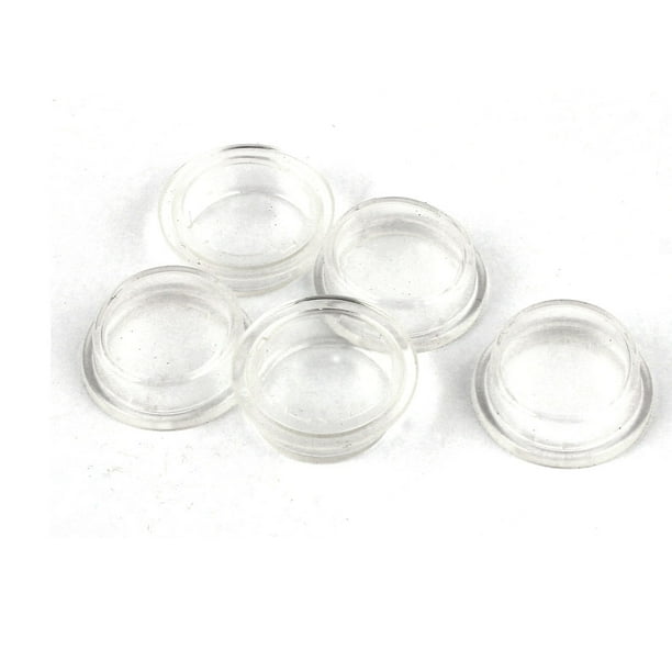 5 Pcs Clear Silicone Waterproof Rocker Switch Protect Cover Round Caps ...