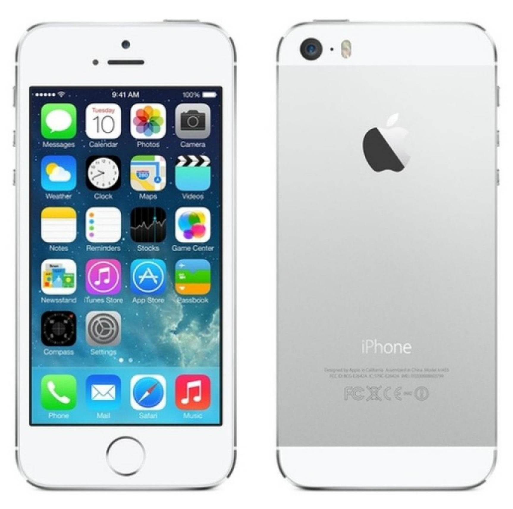 Iphone 5s Silver And White