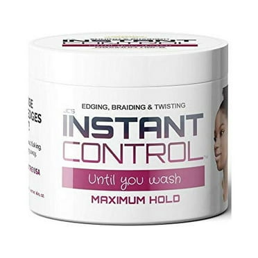 Instant Control Strong Hold Edge & Braid Gel for Hair, 4 oz - Walmart.com