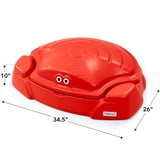 Simplay3 Coastal Crab Red Outdoor Sandbox with Cover for Kids - Walmart.com