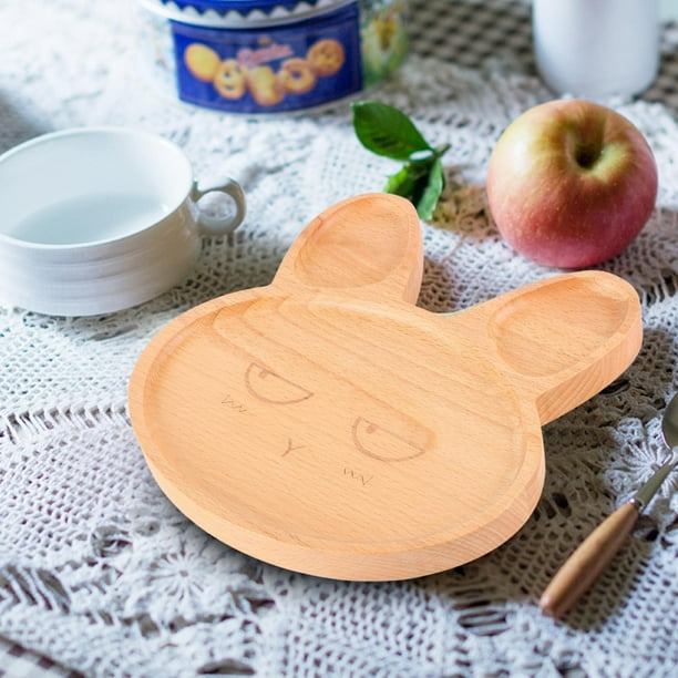 ANGGREK Wood Serving Plate,Wooden Dish,Wooden Food Tray Dish Plate Bowl ...