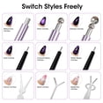 Gellen Cat Eye Magnet for Nails, Magnetic Nail Tool Kit with Double ...