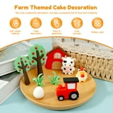 Farm Cake Decorations Cute Farm Cupcake Toppers Decorative Farm Cake ...