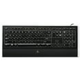 Logitech Illuminated Thin Keyboard K740 - Full Size, USB, Backlit ...