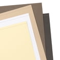 Colorbok Solid Neutral Multicolor Smooth Cardstock Paper, 12"x12", 121 ...