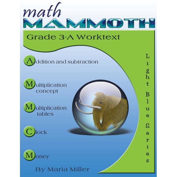 Math Mammoth Grade 3-A Worktext (Paperback) - Walmart.com - Walmart.com