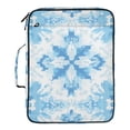 Christmas Blue Pixel Snowflakes Accordion File Organizer Expanding File ...
